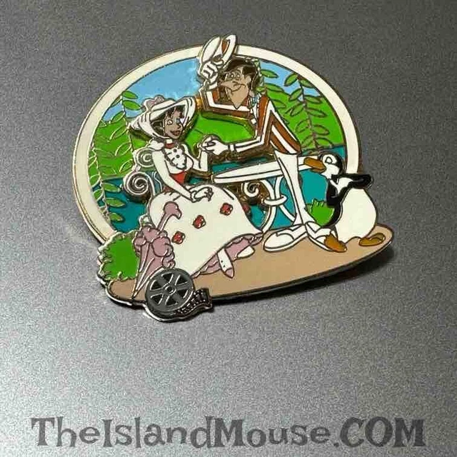 WALT DISNEY CLASSIC LE Mary Poppins & Bert with Penguin Waiter Pin (UN ...