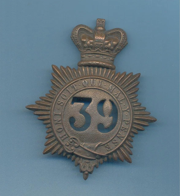 DORSETSHIRE REGIMENT.39TH REGIMENT OF FOOT.SHAKO BADGE £15.00 - PicClick UK
