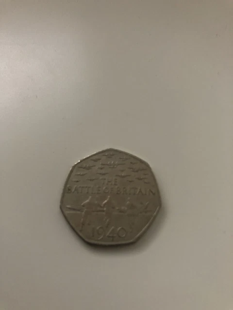 2015 75TH ANNIVERSARY of the Battle of Britain 50P Fifty Pence Coin VGC ...