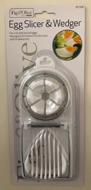 DOUBLE EGG SLICER - Kitchen Tool For Wedges/Slicing Boiled Eggs For ...