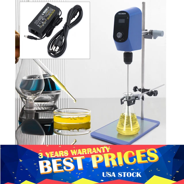 LAB DIGITAL OVERHEAD Stirrer Lab Mixer Overhead Laboratory Mixer LCD ...
