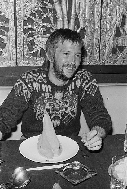 ENGLISH ROCK GUITARIST And Singer Eric Clapton Returns 1974 OLD MUSIC ...