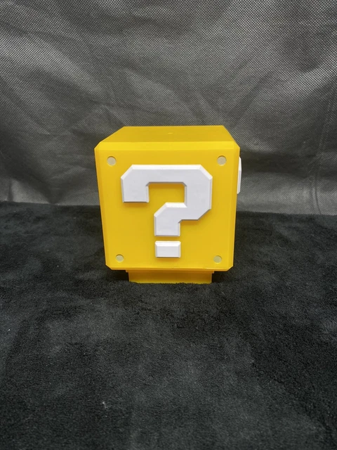 SUPER MARIO BROS Question Mark Block Night Light up Lamp Nintendo Bros ...