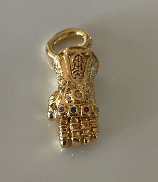 GENUINE PANDORA MARVEL The Avengers Infinity Gauntlet Dangle Charm ...