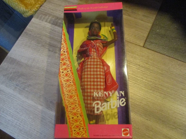RARE! POUPEE &BARBIE KENYAN Kenya - 1993" Mattel 11181 EUR 46,95 ...