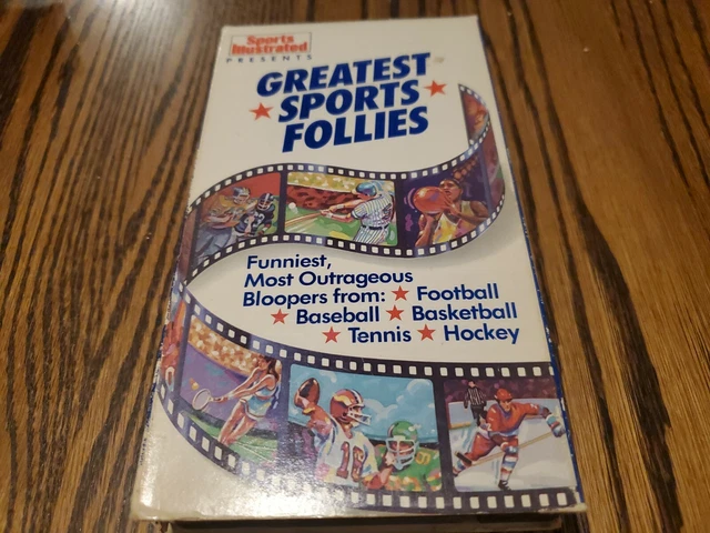GREATEST SPORTS FOLLIES VHS 1989 Sports Illustrated Houston Oilers NFL ...