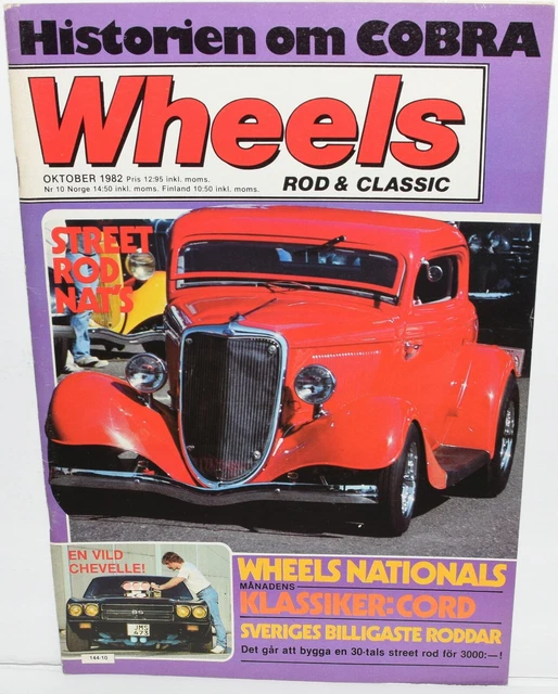 MAGAZINE VINTAGE OCTOBRE 1982 roues hot rod et voiture et moto ...