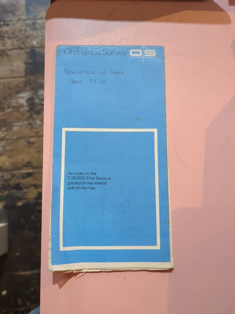 VINTAGE OS ORDNANCE Survey Map Sheet Nbr TF 16 Woodhall SPA £2.95 ...
