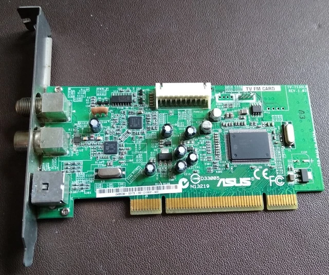 ASUS TV-7135LP TV7135LP/FM/PAL/NEC TV FM Capture Tuner PCI Card £6.36 ...