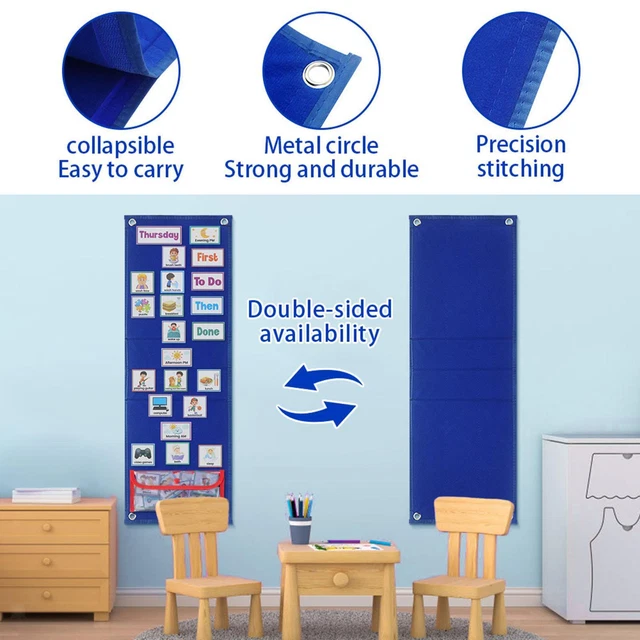 VISUAL SCHEDULE CHART for Kids Chore Chart for Girls Children Kids £23. ...