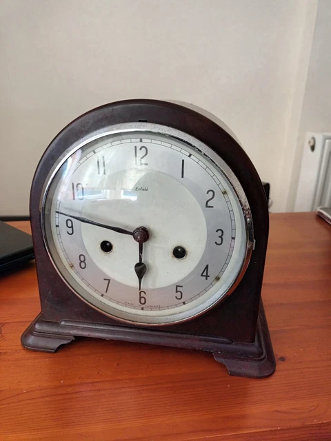 ORIGINAL VINTAGE SMITHS Enfield Bakelite Chiming Mantel Clock Spare Or ...
