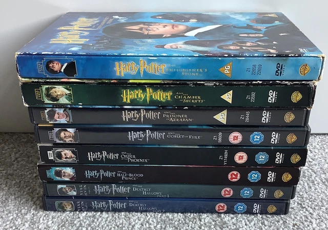 HARRY POTTER: COMPLETE 8-Film DVD Collection - All 2 Disc Special ...