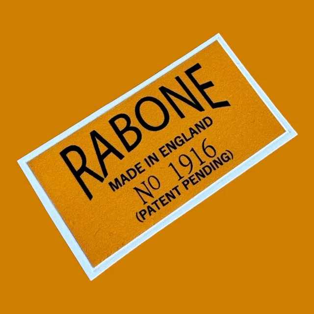 JOHN RABONE & Sons Vinyl Sticker Decal Chisel Wood Box Tool Vintage ...