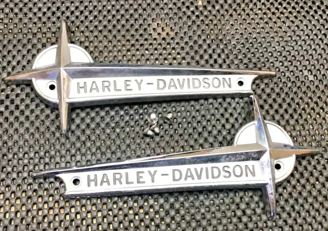 HARLEY DAVIDSON SHOVELHEAD Tank Badges Emblems (12252 T12) £80.00 ...