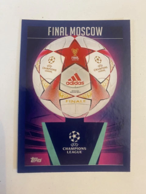 TOPPS UEFA CHAMPIONS League 2023/2024 Sticker UCL Adidas Starball No ...