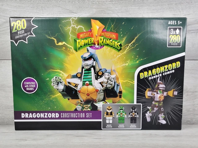 DRAGONZORD MIGHTY MORPHIN Power Rangers Construction Building Set 280pc ...