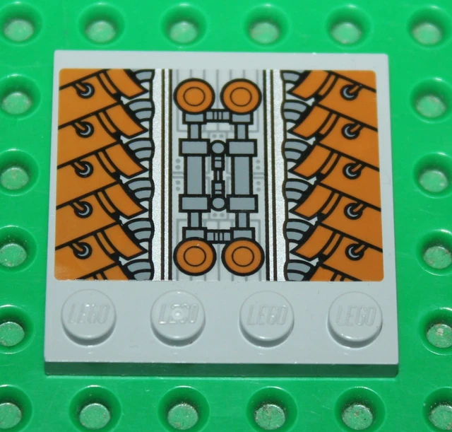 LEGO STAR WARS plaque 4x4 modifiée ref 6179+sticker /set 7961 Darth ...