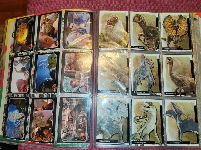 JURASSIC WORLD 30TH Anniversary Panini Card COMPLETE BASE SET #1-195 ...