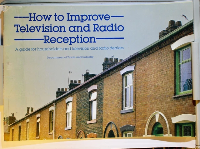 HOW TO IMPROVE Television and Radio Reception A4 booklet * c1980's ...