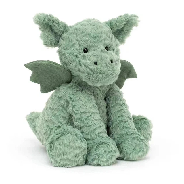 JELLYCAT FUDDLEWUDDLE DRAGON Green- DOLL tags+dust bag new 1pcs £19.98 ...