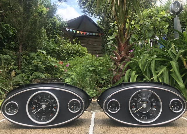 CLASSIC MINI CENTRE Binnical Speedo , Restored! , Oil and Temp Gauge ...