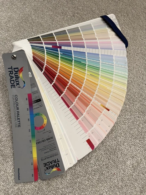 DULUX TRADE Fan Deck - Colour Palette Swatch Card - PRO USE £44.68 ...