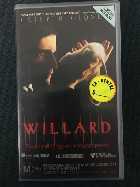 2003 WILLARD VHS Crispin Glover R.Lee Ermey Cult Horror Ex Rental Aust ...