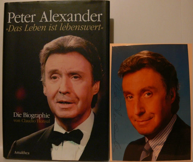 PETER ALEXANDER SIGNIERT +2011 Karte Signatur Autogramm Unterschrift ...