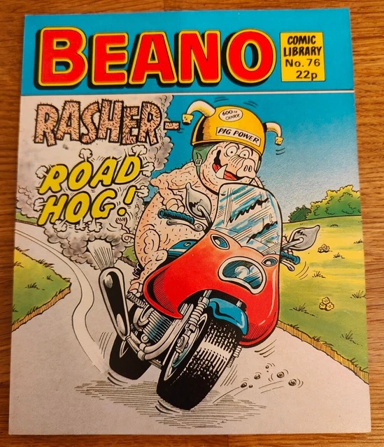 COMIC - CLASSIC Beano Comic Library No #76 Rasher Road Hog VGC £2.50 ...