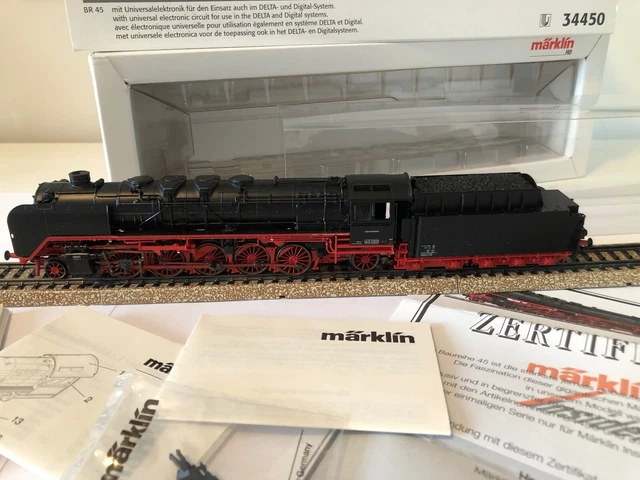 MÄRKLIN HO 34450 BR 45 der DB, neuwertig mit Originalverpackung EUR 229 ...