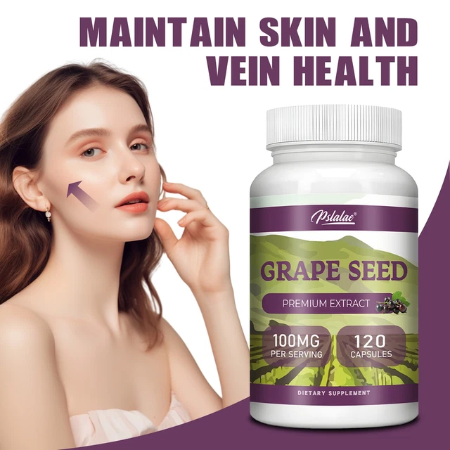 GRAPE SEED EXTRACT -Antioxidant,Cardiovascular & Immune Health,Blood ...