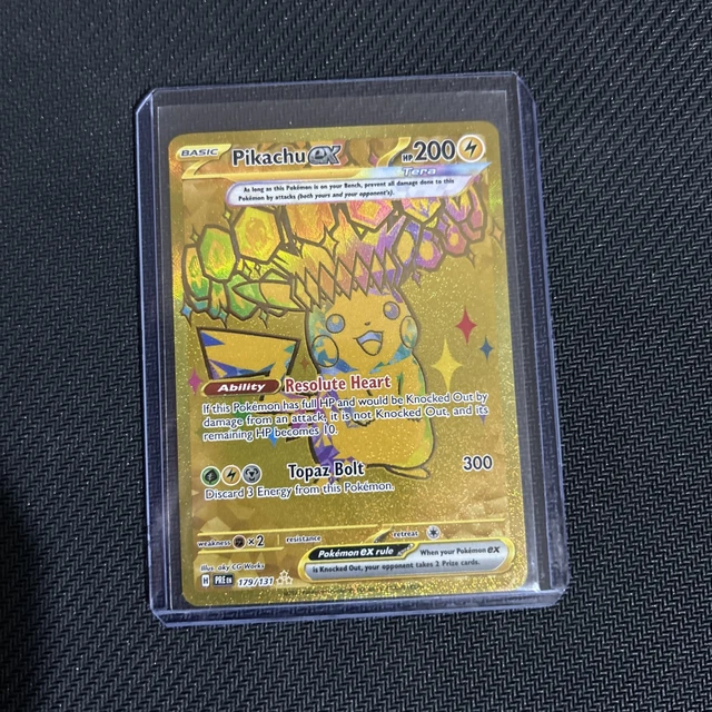 POKEMON TCG - Prismatic Evolutions - Pikachu Ex 179/131 Hyper Rare ...