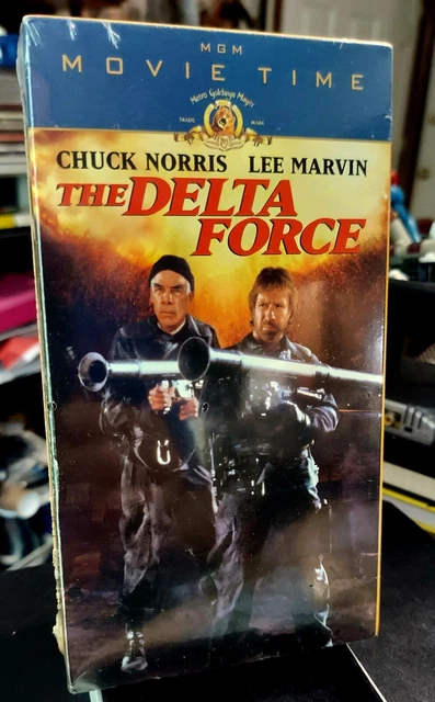 THE DELTA FORCE - VHS NEW SEALED RARE - 1986 Chuck Norris Lee Marvin ...