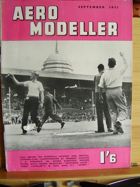 AEROMODELLER MODEL AIRCRAFT Mag 1951 Sept Frog 150 Lil, Aud Sparky Jami ...
