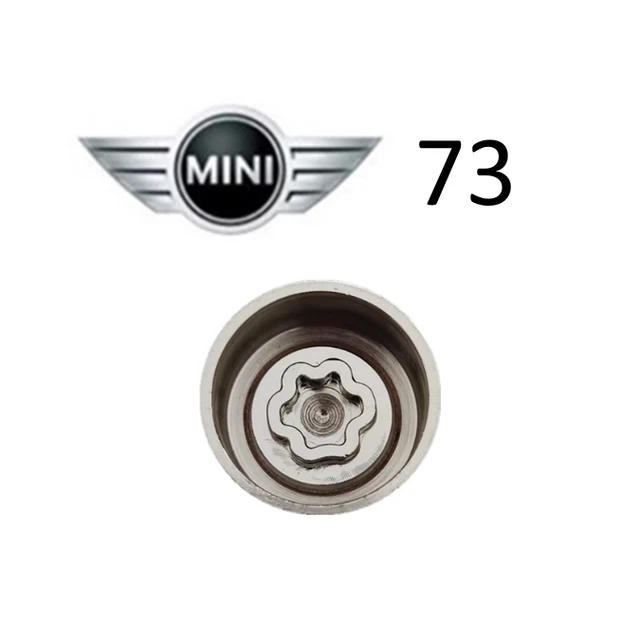 MINI NEW LOCKING Wheel Nut Key Number 073 £19.99 - PicClick UK