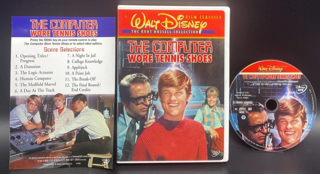 THE COMPUTER WORE Tennis Shoes DVD 1969 Sci-Fi Comedy with Insert Kurt ...