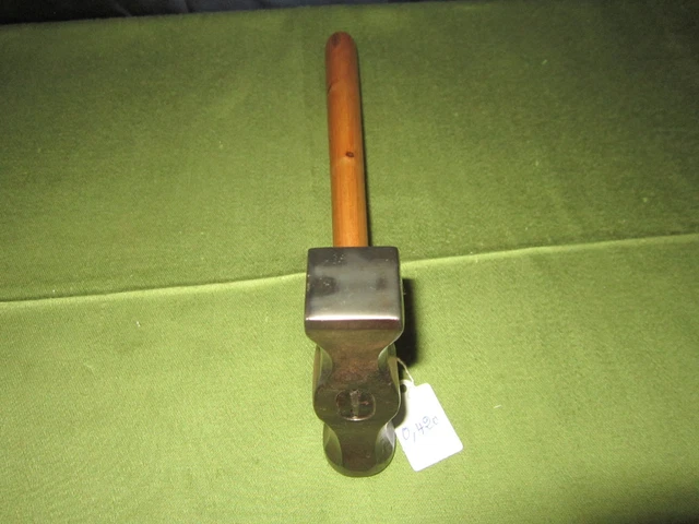 OUTIL ANCIEN, N° 5 marteau CARRE et ROND forgeron, dinandier ...