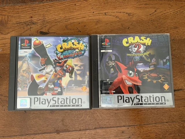Crash Bandicoot 2 Cortex Strikes Back And 3 Warped Platinum Playstation