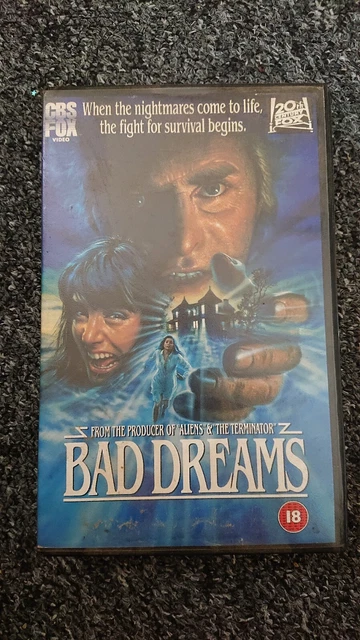 BAD DREAMS VHS Horror Big Box Ex Rental Video very rare £25.00 ...