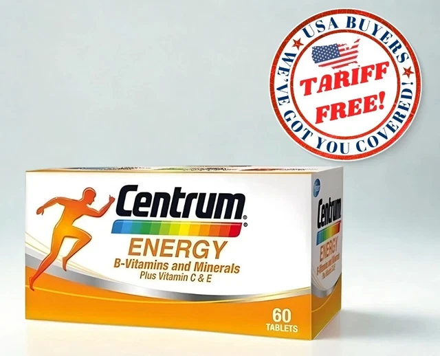 CENTRUM ENERGY B-VITAMINS Vitamin C E Lutein & Lycopene £22.45 ...