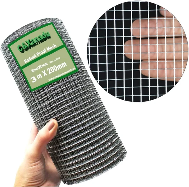 200MM X 3M Rat Mesh Rodent Proofing Wire Mesh Roll,Welded Metal Mesh ...