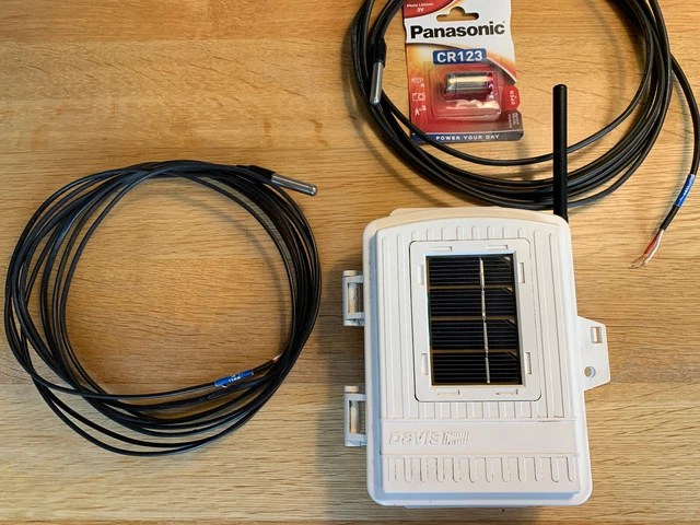 DAVIS 6345 BLATT-/BODENFEUCHTE Temperatur Station f. Vantage Pro2 m ...