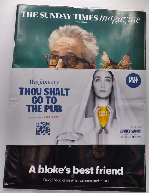 SUNDAY TIMES SUPPLEMENTS 11th January 2026 David Baddiel on why men ...