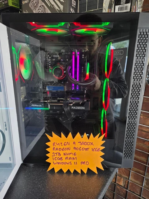 NEW GAMING PC - WATERCOOLED - 3900X | 9060 XT 16GB | 16GB RAM | 1TB ...