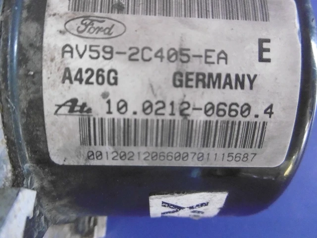 08-17 MK7 FORD Fiesta Abs Pump Brake Control Module Av59-2C405-Ea 10. ...