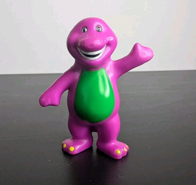 VINTAGE BARNEY AND Friends 3" Barney Waving Plastic Figure £9.95 ...