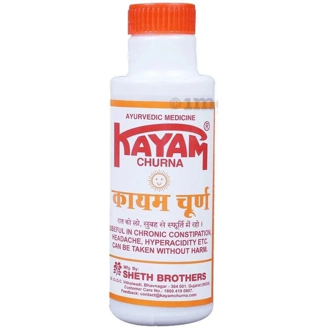 8X KAYAM CHURAN Tablets 30 Tabs Each | Constipation & Acidity | Free ...