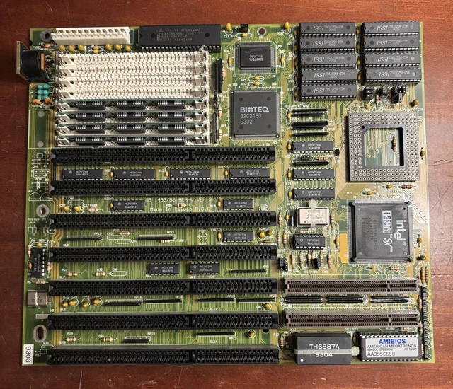 VINTAGE INTEL 486 ISA Motherboard with Bioteq Chipset – Retro PC ...