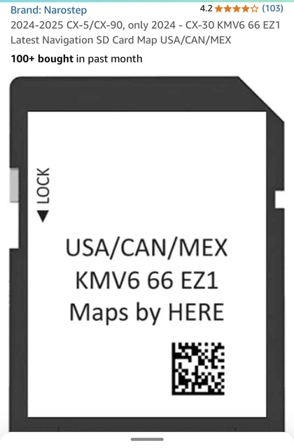 Mazda Cx3 Navigation 2025 Mazda Navigation SD Card - Updated Maps For ...