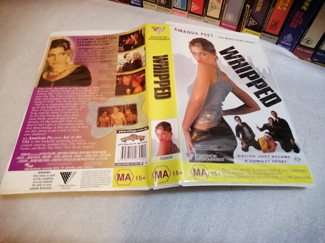 WHIPPED - AMANDA Peet - 2000 Australian Roadshow Ent Vhs Issue - ROMANTIC COMEDY $19.05 ...